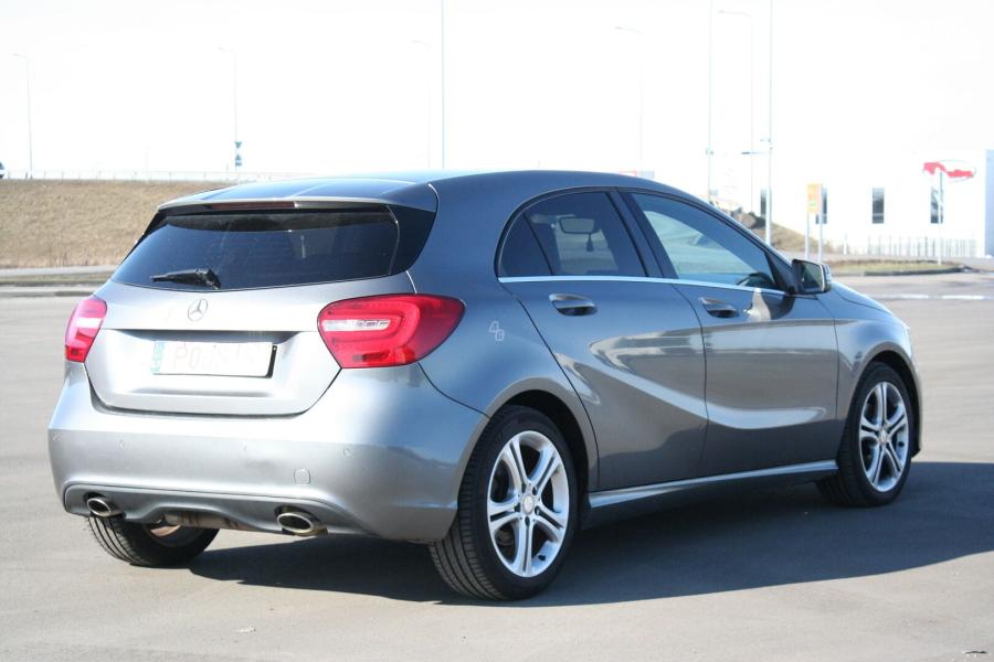 Black Mercedes-Benz A 180 2014 in Kaunas, with an engine capacity of 1.80 L and mileage of 280 thousand km for 6200 €, photo 7 on AUTOMOTO.COM.LV