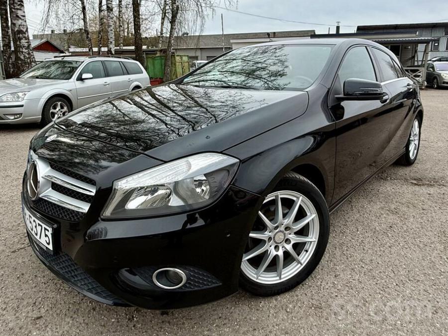 Black Mercedes-Benz A 180 2015 in Riga, with an engine capacity of 1.50 L and mileage of 0 thousand km for 8550 €, photo 1 on AUTOMOTO.COM.LV