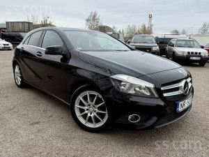 Black Mercedes-Benz A 180 2015 in Riga, with an engine capacity of 1.50 L and mileage of 0 thousand km for 8550 €, photo 4 on AUTOMOTO.COM.LV