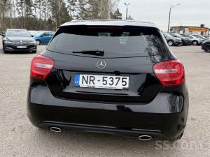 Black Mercedes-Benz A 180 2015 in Riga, with an engine capacity of 1.50 L and mileage of 0 thousand km for 8550 €, photo 6 on AUTOMOTO.COM.LV