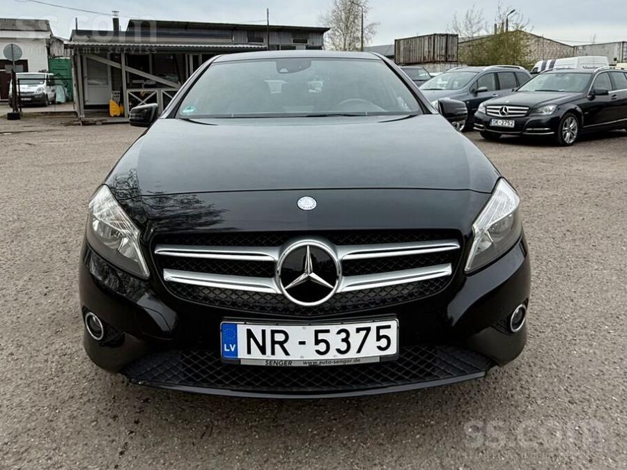 Black Mercedes-Benz A 180 2015 in Riga, with an engine capacity of 1.50 L and mileage of 0 thousand km for 8550 €, photo 10 on AUTOMOTO.COM.LV