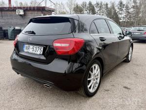 Black Mercedes-Benz A 180 2015 in Riga, with an engine capacity of 1.50 L and mileage of 0 thousand km for 8550 €, photo 11 on AUTOMOTO.COM.LV