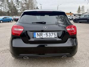 Black Mercedes-Benz A 180 2015 in Riga, with an engine capacity of 1.50 L and mileage of 0 thousand km for 8550 €, photo 12 on AUTOMOTO.COM.LV