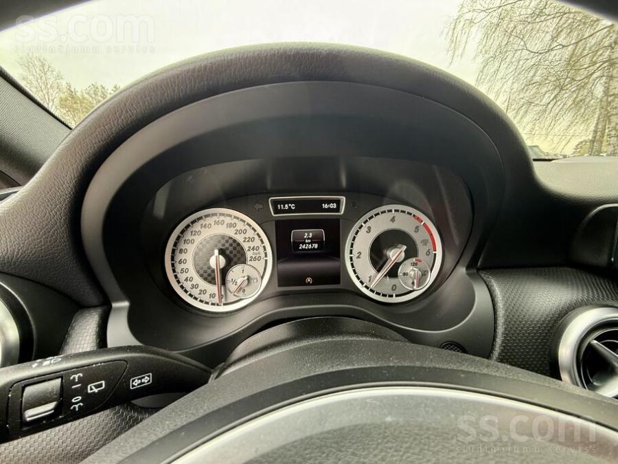 Black Mercedes-Benz A 180 2015 in Riga, with an engine capacity of 1.50 L and mileage of 0 thousand km for 8550 €, photo 17 on AUTOMOTO.COM.LV