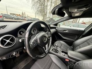 Black Mercedes-Benz A 180 2015 in Riga, with an engine capacity of 1.50 L and mileage of 0 thousand km for 8550 €, photo 23 on AUTOMOTO.COM.LV