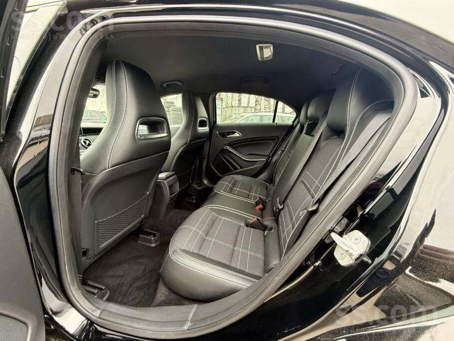 Black Mercedes-Benz A 180 2015 in Riga, with an engine capacity of 1.50 L and mileage of 0 thousand km for 8550 €, photo 24 on AUTOMOTO.COM.LV