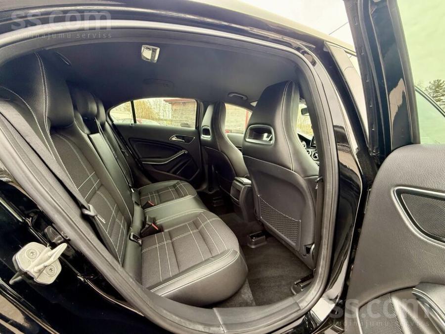 Black Mercedes-Benz A 180 2015 in Riga, with an engine capacity of 1.50 L and mileage of 0 thousand km for 8550 €, photo 27 on AUTOMOTO.COM.LV