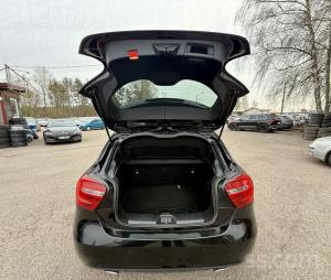 Black Mercedes-Benz A 180 2015 in Riga, with an engine capacity of 1.50 L and mileage of 0 thousand km for 8550 €, photo 32 on AUTOMOTO.COM.LV