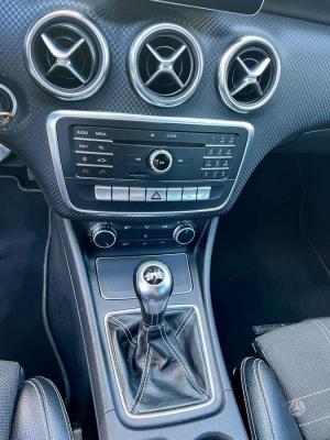 Black Mercedes-Benz A 180 2016 in Kelme, with an engine capacity of 1.60 L and mileage of 158 thousand km for 4700 €, photo 13 on AUTOMOTO.COM.LV
