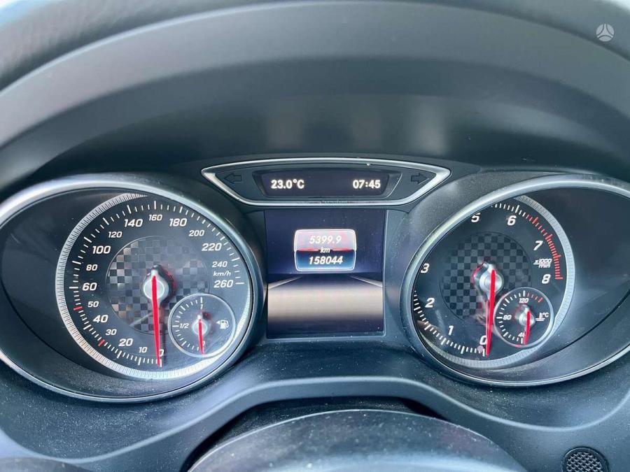 Black Mercedes-Benz A 180 2016 in Kelme, with an engine capacity of 1.60 L and mileage of 158 thousand km for 4700 €, photo 15 on AUTOMOTO.COM.LV