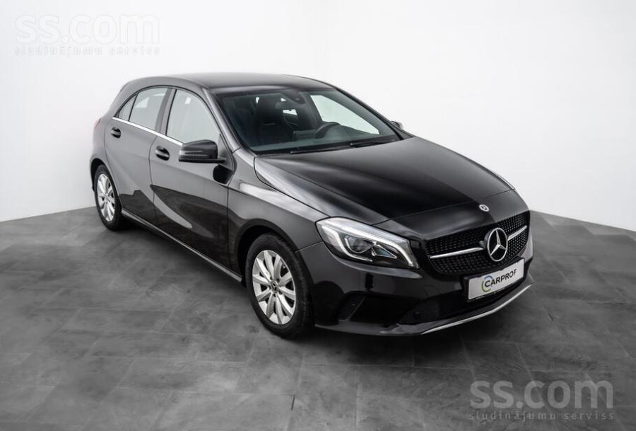 Black Mercedes-Benz A 180 2017 in Tallinn, with an engine capacity of 1.50 L and mileage of 123 thousand km for 14499 €, photo 3 on AUTOMOTO.COM.LV