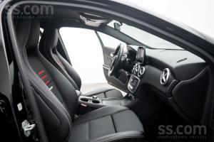 Black Mercedes-Benz A 180 2017 in Tallinn, with an engine capacity of 1.50 L and mileage of 123 thousand km for 14499 €, photo 10 on AUTOMOTO.COM.LV