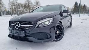 Black Mercedes-Benz A 180 2017 in Siauliai, with an engine capacity of 1.46 L and mileage of 107 thousand km for 12200 €, photo  on AUTOMOTO.COM.LV