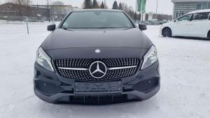 Black Mercedes-Benz A 180 2017 in Siauliai, with an engine capacity of 1.46 L and mileage of 107 thousand km for 12200 €, photo 2 on AUTOMOTO.COM.LV