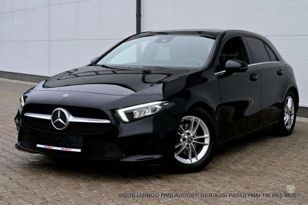 Black Mercedes-Benz A 180 2018 in Kretinga, with an engine capacity of 1.46 L and mileage of 179 thousand km for 14299 €, photo 4 on AUTOMOTO.COM.LV