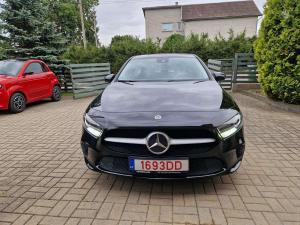 Melns Mercedes-Benz A 180 2019 Kelmė, ar dzinēja tilpumu 1.33 L un nobraukumu 84 tūkst. km par 12999 €, foto  vietnē AUTOMOTO.COM.LV