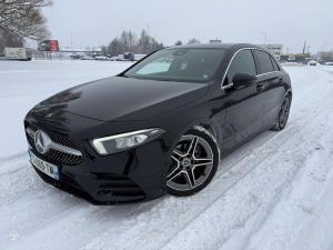 Melns Mercedes-Benz A 180 2020 Tauragė, ar dzinēja tilpumu 1.46 L un nobraukumu 211 tūkst. km par 15900 €, foto  vietnē AUTOMOTO.COM.LV