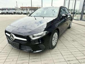 Black Mercedes-Benz A 180 2021 in Kaunas, with an engine capacity of 1.95 L and mileage of 202 thousand km for 12900 €, photo  on AUTOMOTO.COM.LV