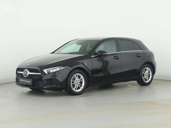 Black Mercedes-Benz A 180 2019 in Kaunas, with an engine capacity of 1.30 L and mileage of 83 thousand km for 23636 €, photo 5 on AUTOMOTO.COM.LV