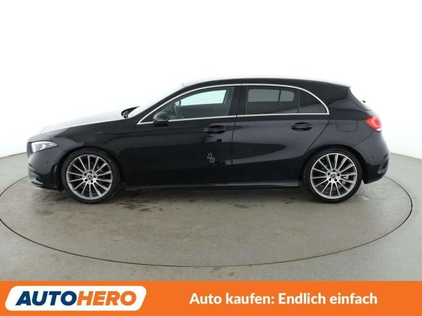 Black Mercedes-Benz A 180 2019 in Kaunas, with an engine capacity of 1.30 L and mileage of 94 thousand km for 24347 €, photo 3 on AUTOMOTO.COM.LV