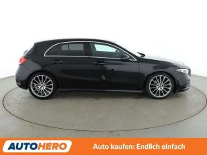 Black Mercedes-Benz A 180 2019 in Kaunas, with an engine capacity of 1.30 L and mileage of 94 thousand km for 24347 €, photo 7 on AUTOMOTO.COM.LV