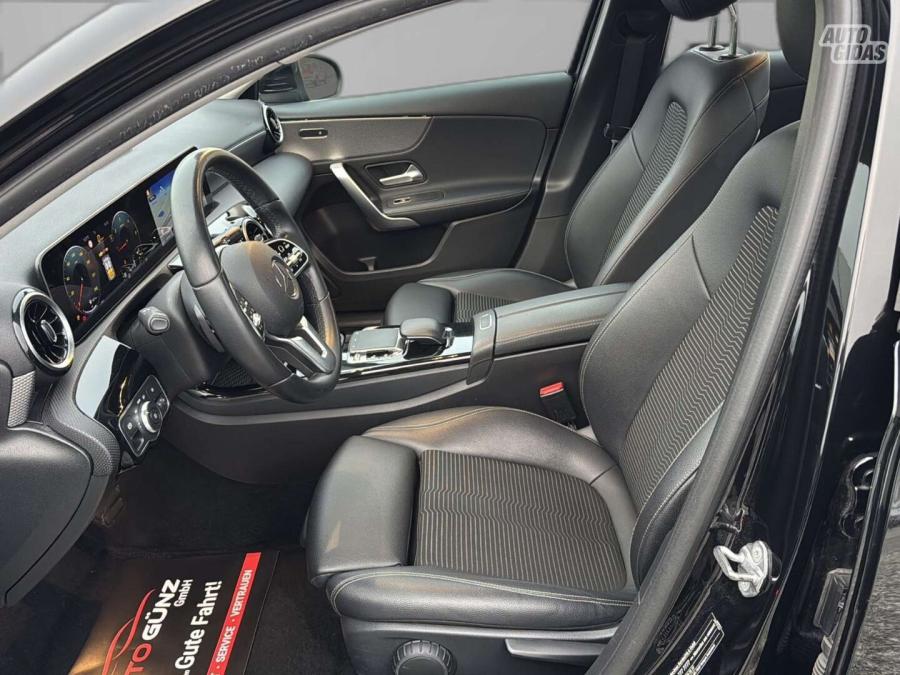 Black Mercedes-Benz A 180 2019 in Kaunas, with an engine capacity of 1.50 L and mileage of 89 thousand km for 24458 €, photo 14 on AUTOMOTO.COM.LV