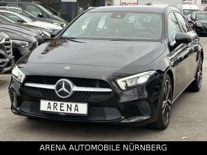 Black Mercedes-Benz A 180 2019 in Kaunas, with an engine capacity of 1.30 L and mileage of 50 thousand km for 24459 €, photo  on AUTOMOTO.COM.LV