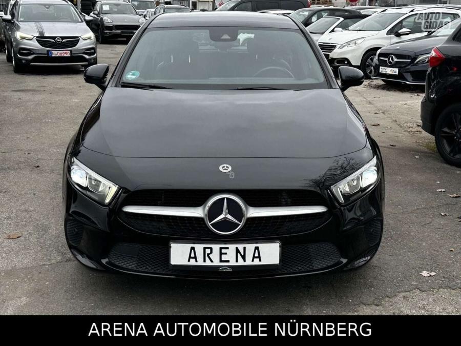 Black Mercedes-Benz A 180 2019 in Kaunas, with an engine capacity of 1.30 L and mileage of 50 thousand km for 24459 €, photo 2 on AUTOMOTO.COM.LV