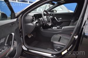 Black Mercedes-Benz A 180 2020 in Riga, with an engine capacity of 1.40 L and mileage of 68 thousand km for 23800 €, photo 4 on AUTOMOTO.COM.LV