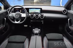 Black Mercedes-Benz A 180 2020 in Riga, with an engine capacity of 1.40 L and mileage of 68 thousand km for 23800 €, photo 5 on AUTOMOTO.COM.LV