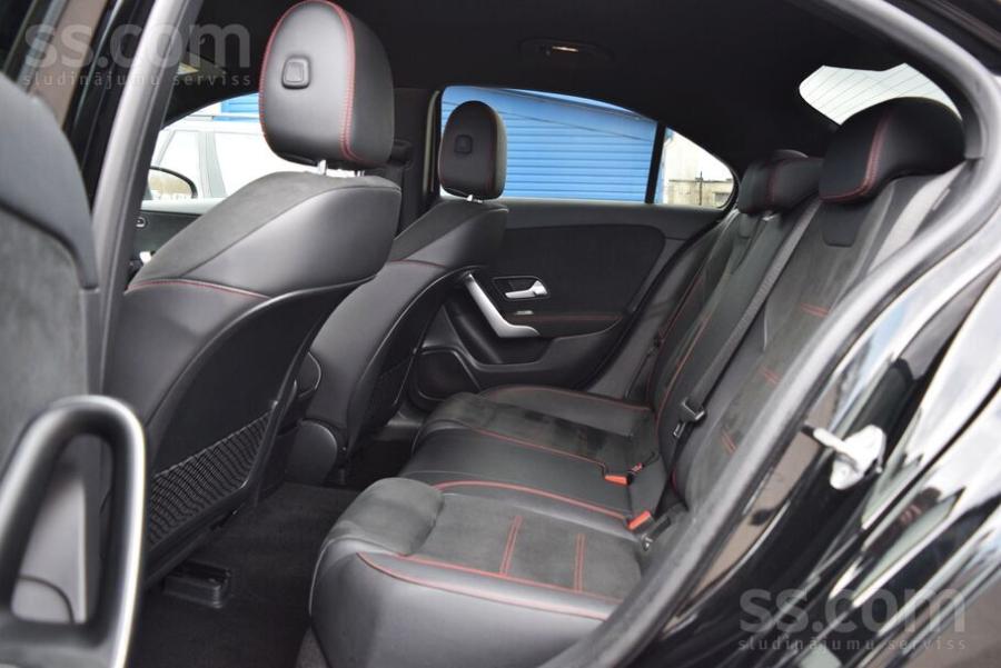 Black Mercedes-Benz A 180 2020 in Riga, with an engine capacity of 1.40 L and mileage of 68 thousand km for 23800 €, photo 15 on AUTOMOTO.COM.LV