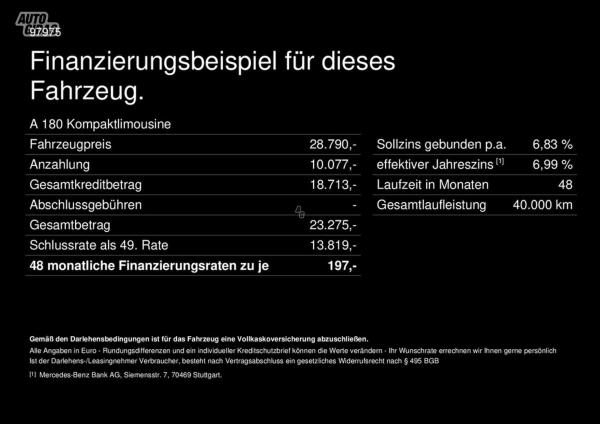 Черный Мерседес А 180 2024 в Каунас, объемом двигателя 1.30 л и пробегом 12 тыс. км за 31951 €, фото 2 на AUTOMOTO.COM.LV