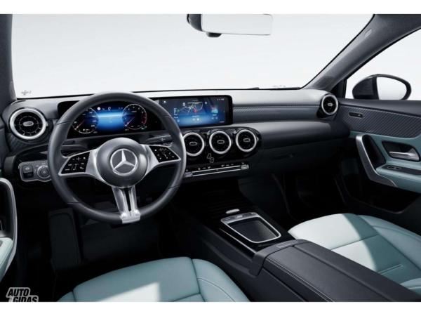 Black Mercedes-Benz A 180 2024 in Kaunas, with an engine capacity of 1.30 L and mileage of 15 thousand km for 32690 €, photo 8 on AUTOMOTO.COM.LV