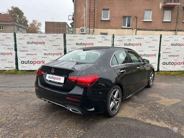 Black Mercedes-Benz A 180 2024 in Klaipeda, with an engine capacity of 1.33 L and mileage of 18 thousand km for 28500 €, photo 5 on AUTOMOTO.COM.LV