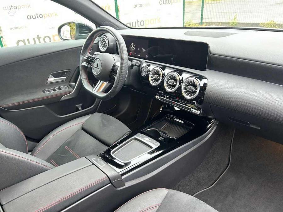 Black Mercedes-Benz A 180 2024 in Klaipeda, with an engine capacity of 1.33 L and mileage of 18 thousand km for 28500 €, photo 8 on AUTOMOTO.COM.LV