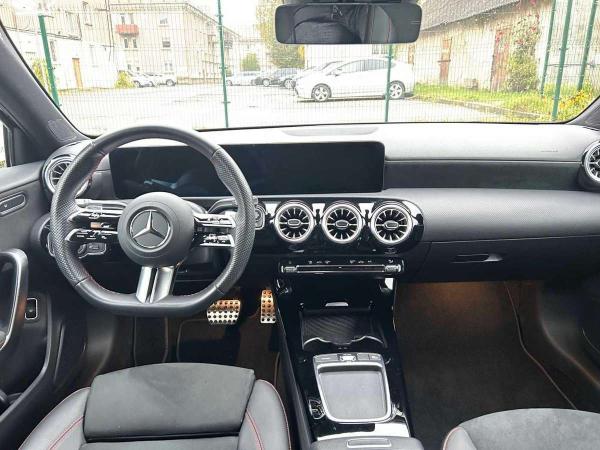 Black Mercedes-Benz A 180 2024 in Klaipeda, with an engine capacity of 1.33 L and mileage of 18 thousand km for 28500 €, photo 9 on AUTOMOTO.COM.LV