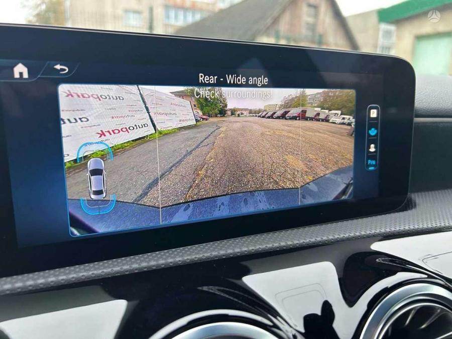 Black Mercedes-Benz A 180 2024 in Klaipeda, with an engine capacity of 1.33 L and mileage of 18 thousand km for 28500 €, photo 15 on AUTOMOTO.COM.LV