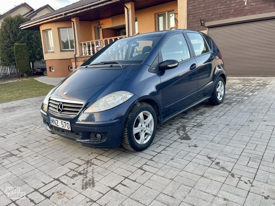 Blue Mercedes-Benz A 180 2005 in Vilnius, with an engine capacity of 2.00 L and mileage of 333 thousand km for 1850 €, photo 1 on AUTOMOTO.COM.LV