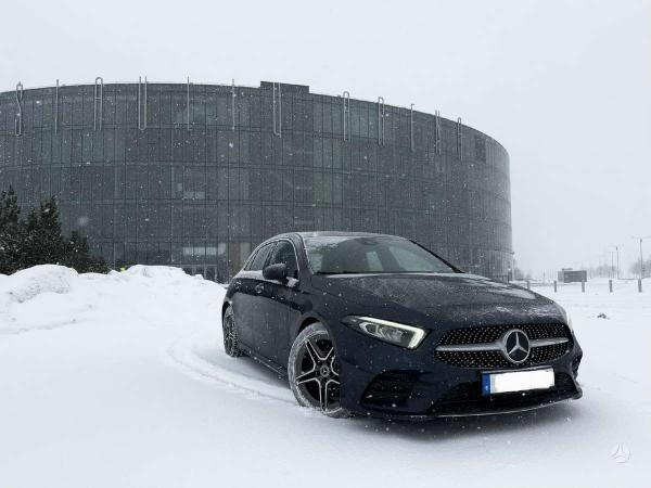 Blue Mercedes-Benz A 180 2021 in Siauliai, with an engine capacity of 1.30 L and mileage of 200 thousand km for 15800 €, photo 1 on AUTOMOTO.COM.LV