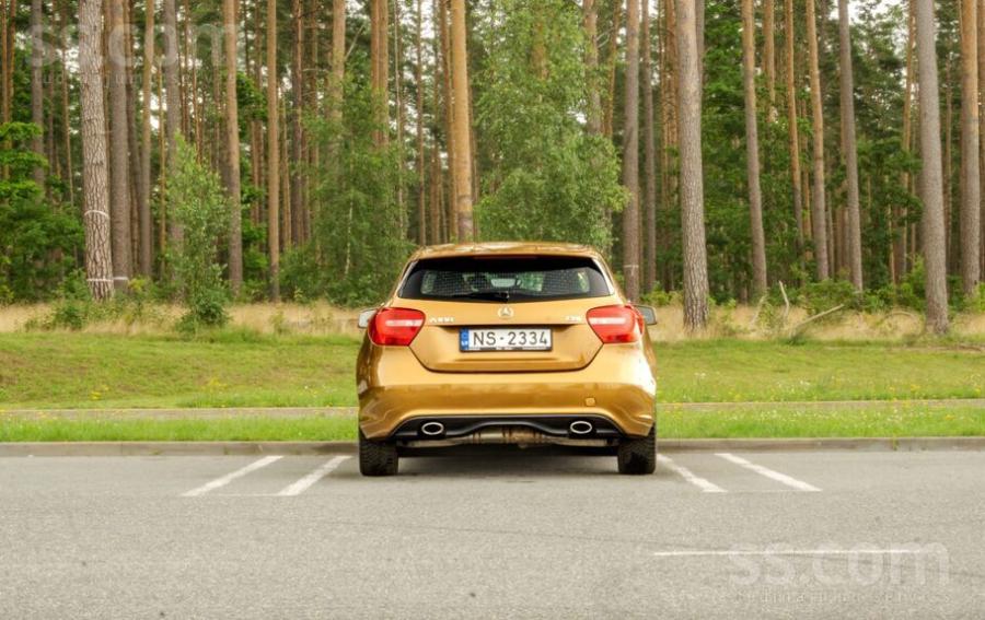 Brūns Mercedes-Benz A 180 2013 Rīga, ar dzinēja tilpumu 1.80 L un nobraukumu 303 tūkst. km par 8490 €, foto 7 vietnē AUTOMOTO.COM.LV