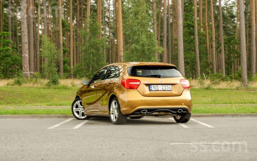 Brūns Mercedes-Benz A 180 2013 Rīga, ar dzinēja tilpumu 1.80 L un nobraukumu 303 tūkst. km par 8490 €, foto 8 vietnē AUTOMOTO.COM.LV