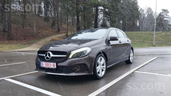 Brown Mercedes-Benz A 180 2016 in Aluksne, with an engine capacity of 1.50 L and mileage of 0 thousand km for 9550 €, photo 1 on AUTOMOTO.COM.LV
