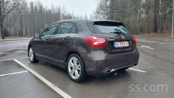Brown Mercedes-Benz A 180 2016 in Aluksne, with an engine capacity of 1.50 L and mileage of 0 thousand km for 9550 €, photo 6 on AUTOMOTO.COM.LV