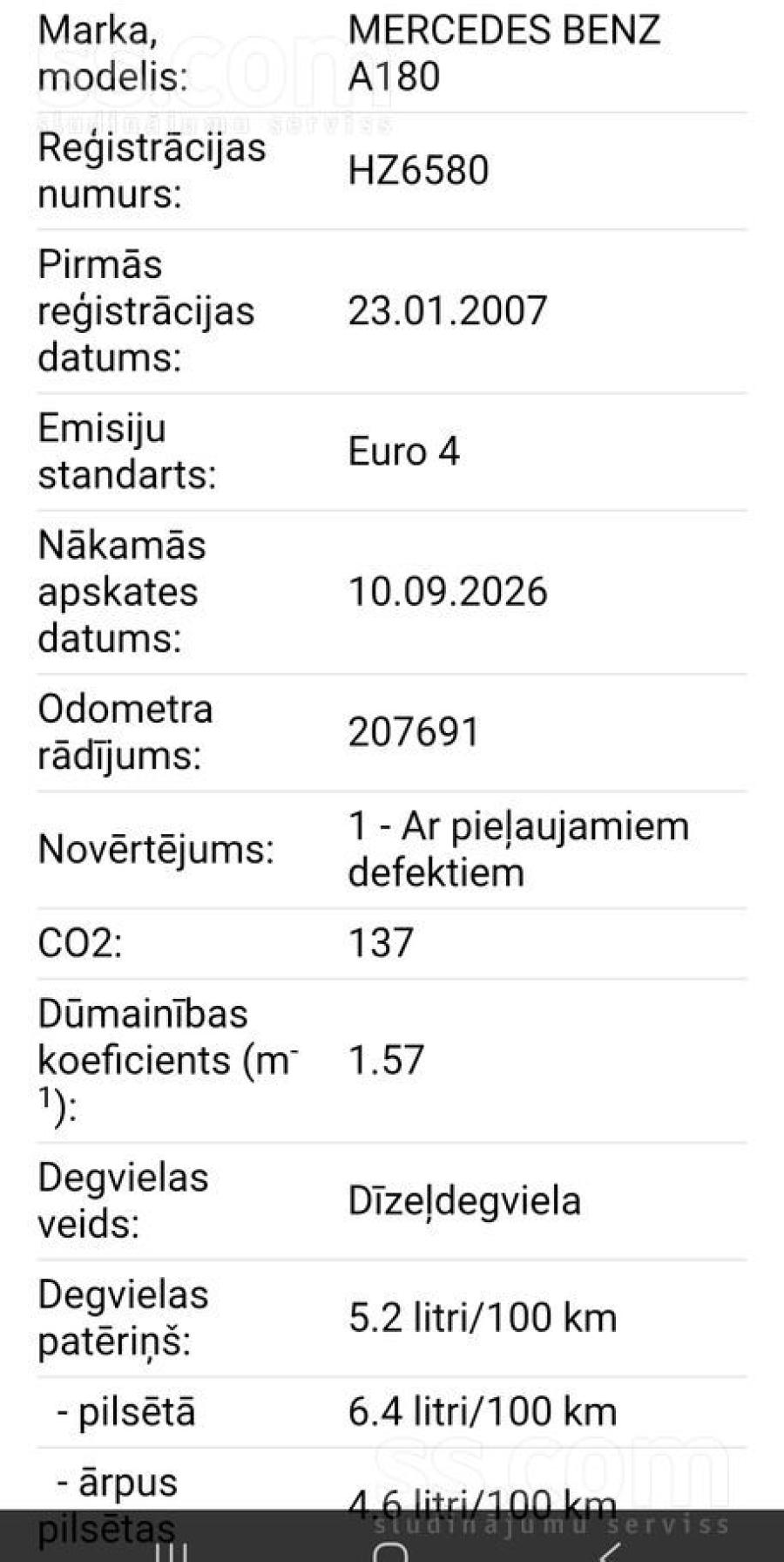 Pelēks Mercedes-Benz A 180 2007 Rīga, ar dzinēja tilpumu 2.00 L un nobraukumu 208 tūkst. km par 2099 €, foto 20 vietnē AUTOMOTO.COM.LV