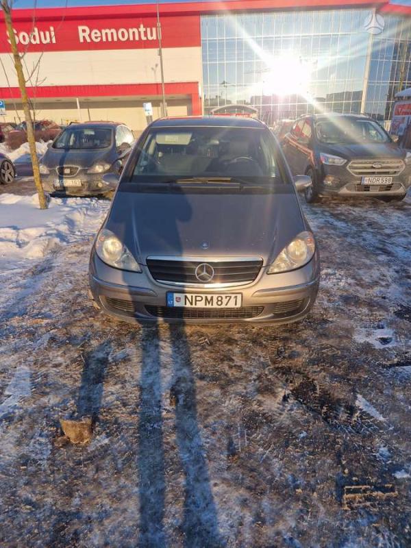 Grey Mercedes-Benz A 180 2007 in Vilnius, with an engine capacity of 1.99 L and mileage of 154 thousand km for 2000 €, photo 1 on AUTOMOTO.COM.LV
