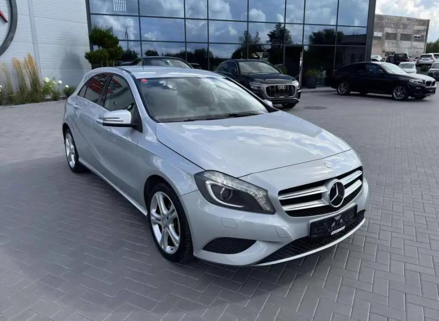 Grey Mercedes-Benz A 180 2012 in Telschi, with an engine capacity of 1.50 L and mileage of 229 thousand km for 6290 €, photo 1 on AUTOMOTO.COM.LV