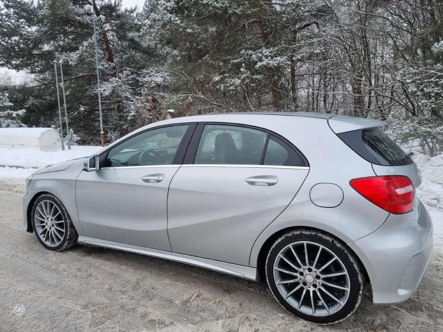 Grey Mercedes-Benz A 180 2013 in Kaunas, with an engine capacity of 1.80 L and mileage of 237 thousand km for 7100 €, photo 8 on AUTOMOTO.COM.LV