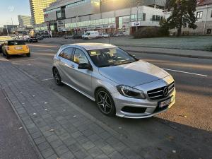 Grey Mercedes-Benz A 180 2013 in Vilnius, with an engine capacity of 1.80 L and mileage of 170 thousand km for 8300 €, photo  on AUTOMOTO.COM.LV