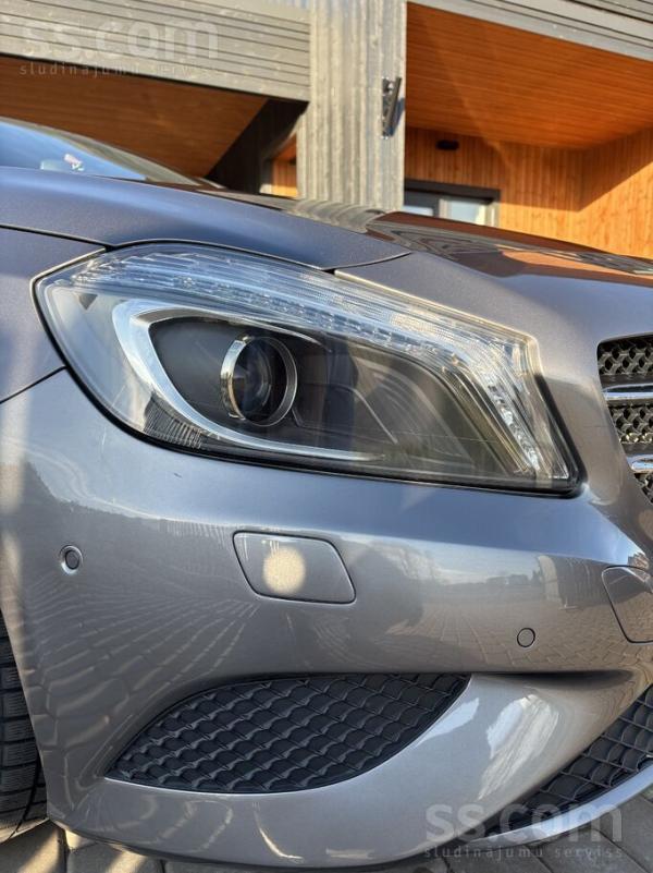 Grey Mercedes-Benz A 180 2013 in Riga, with an engine capacity of 1.50 L and mileage of 207 thousand km for 5900 €, photo 10 on AUTOMOTO.COM.LV