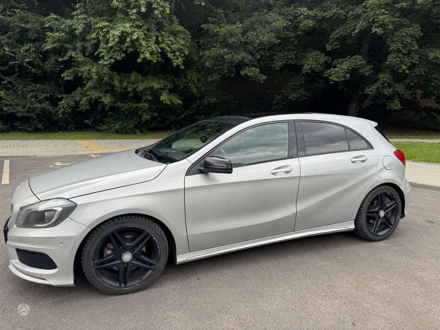 Grey Mercedes-Benz A 180 2013 in Kaunas, with an engine capacity of 1.80 L and mileage of 360 thousand km for 8100 €, photo 5 on AUTOMOTO.COM.LV